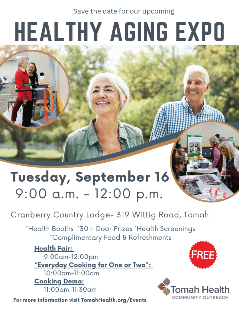 Healthy Aging Expo 2025 - Tomah Health - Visit Tomah Wisconsin